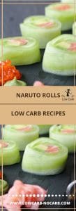 Naruto Rolls Keto Sushi Maki Low Carb