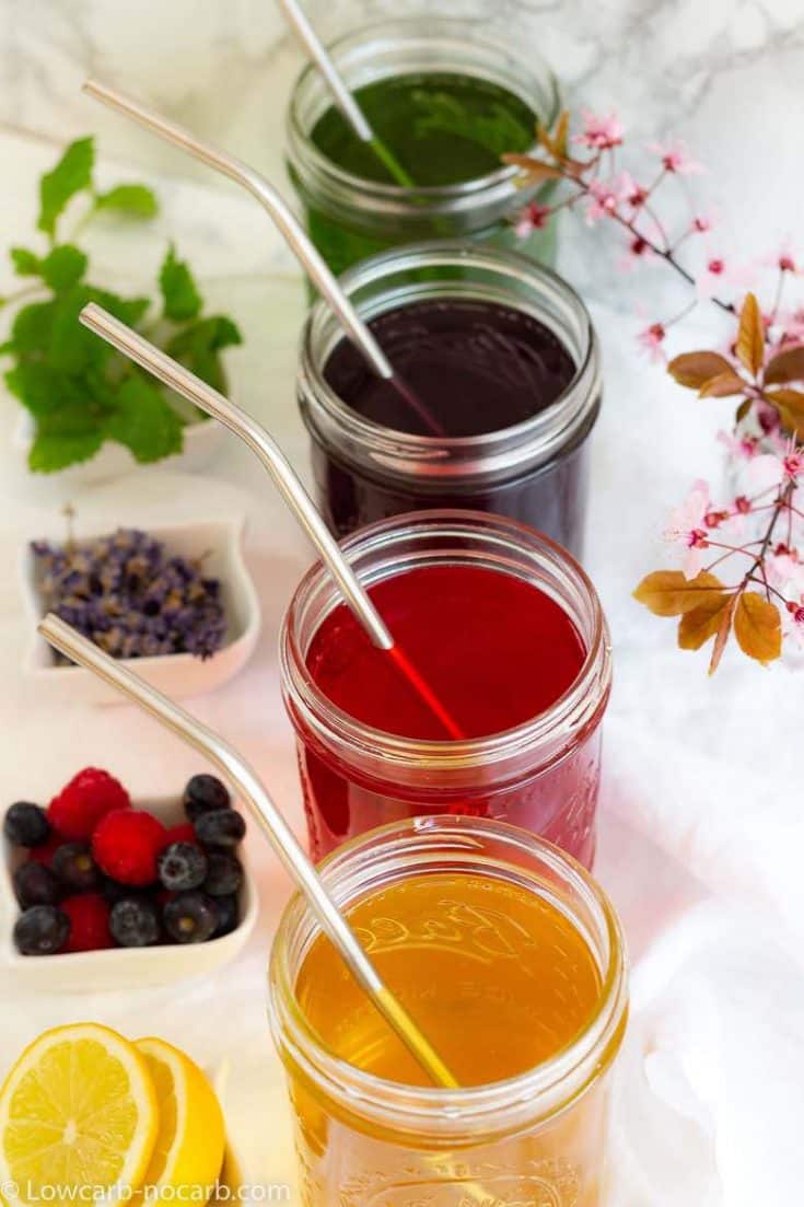 How To Make Infused Cold Brew Tea - Low Carb Lemonade Flavored