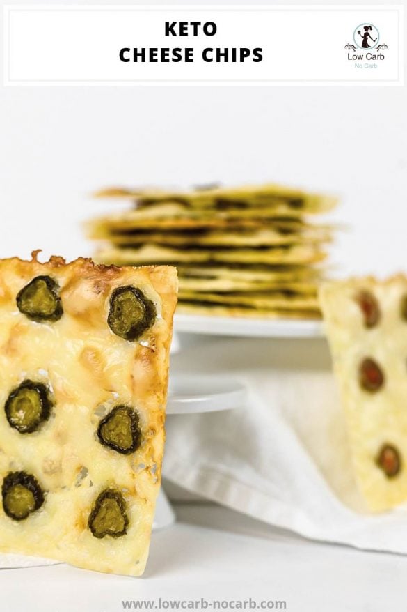 Oven Baked Keto Cheese Chips Recipe - Low Carb No Carb