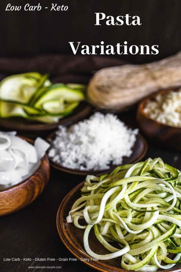 How to Make Easy Low Carb and Keto Pasta Alternatives