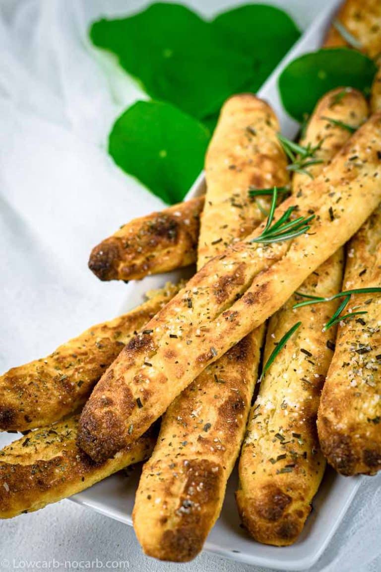 Low Carb Italian Gluten Free Breadsticks Recipe - Low Carb No Carb