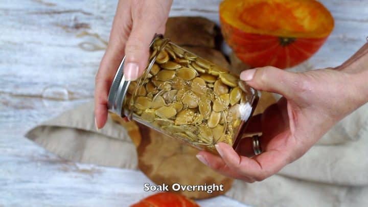 Oven Baked Pumpkin Seeds or Roasted Pepitas - Low Carb No Carb