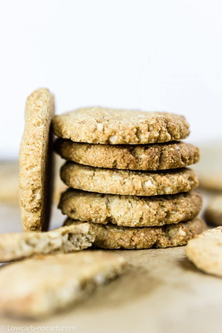 Keto Shortbread Cookies Recipe with Almond Flour - Low Carb No Carb