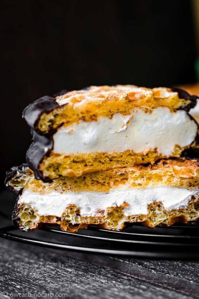 Sugar-Free and Keto Smores Chaffle Recipe - Low Carb No Carb