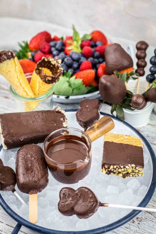 Sugar-Free Chocolate Magic Shell Recipe Chocolate - Low Carb No Carb