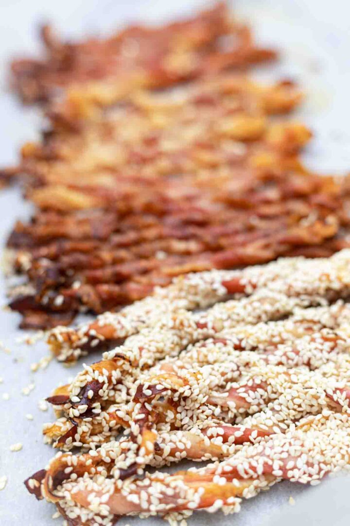 Keto Crispy Twisted Bacon 5 ways - Low Carb No Carb