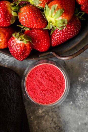 How To Make Strawberry Powder - Low Carb No Carb