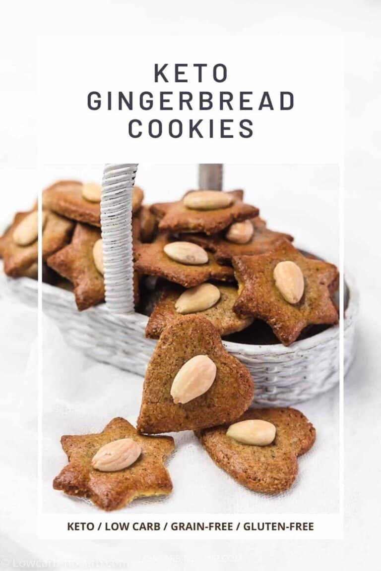 Gluten Free Gingerbread Cookies Keto Low Carb No Carb