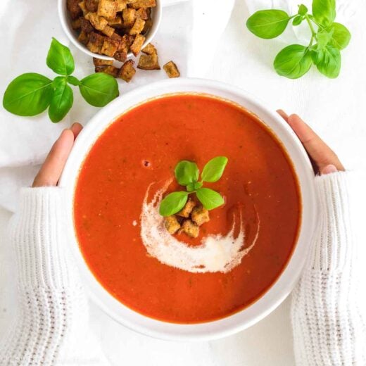 Classic Borscht Soup with Cabbage and Beets - Low Carb No Carb