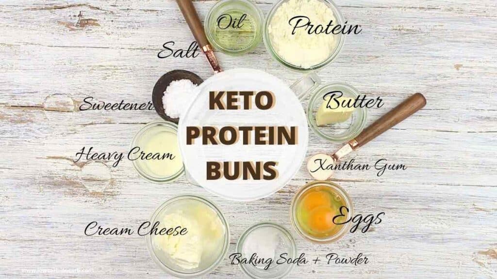 Keto Protein Buns - Low Carb No Carb