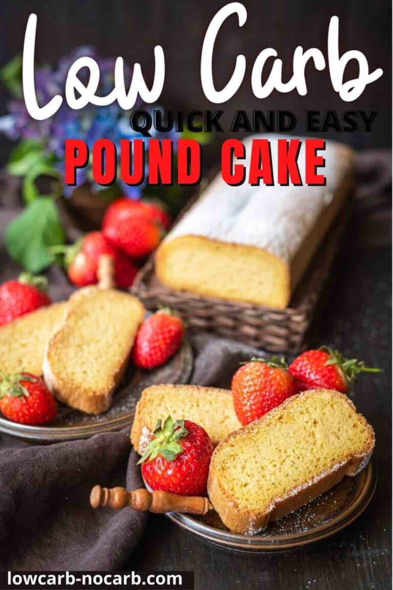 The Best Almond Flour Keto Pound Cake Recipe - Low Carb No Carb