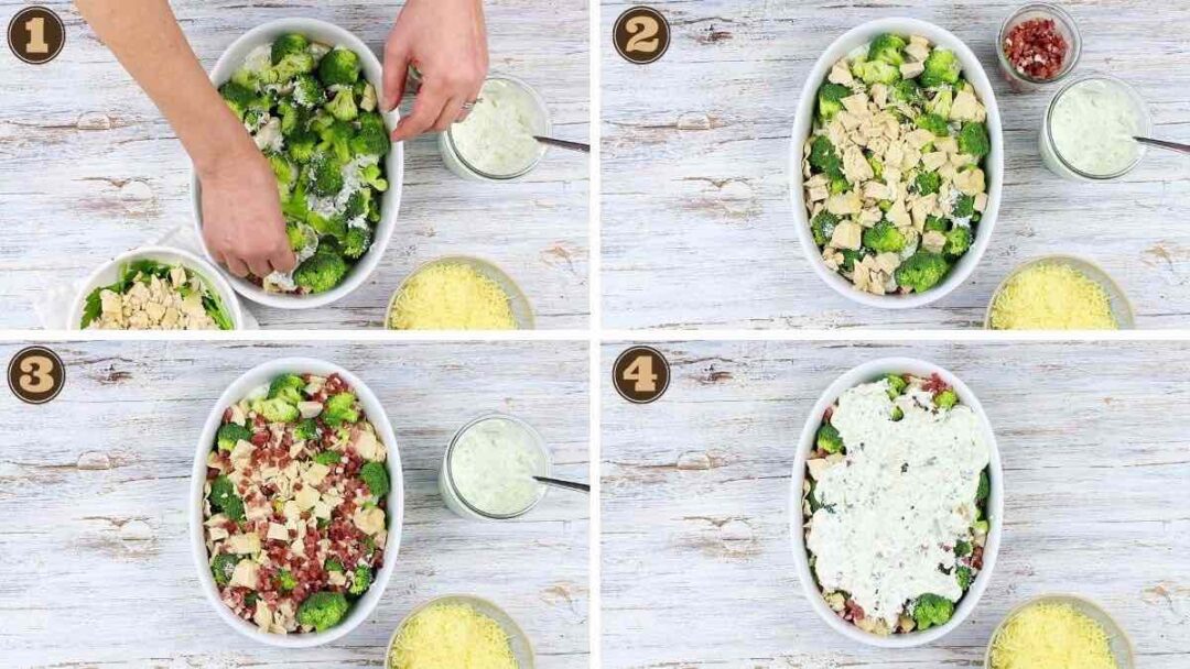 Keto Chicken Bacon Ranch Casserole Recipe - Low Carb No Carb