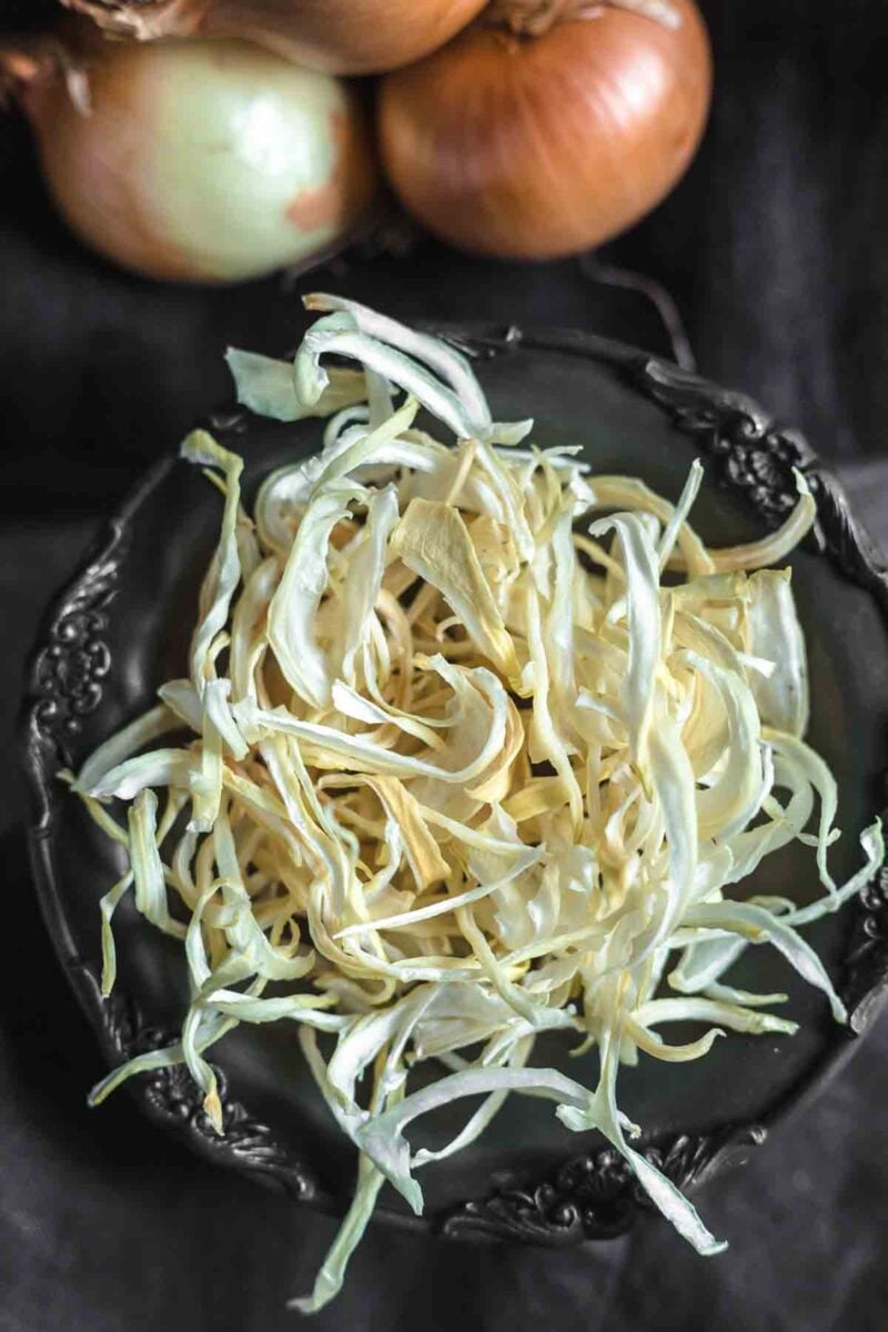 How To Dehydrate Onions for Food Storage - Low Carb No Carb