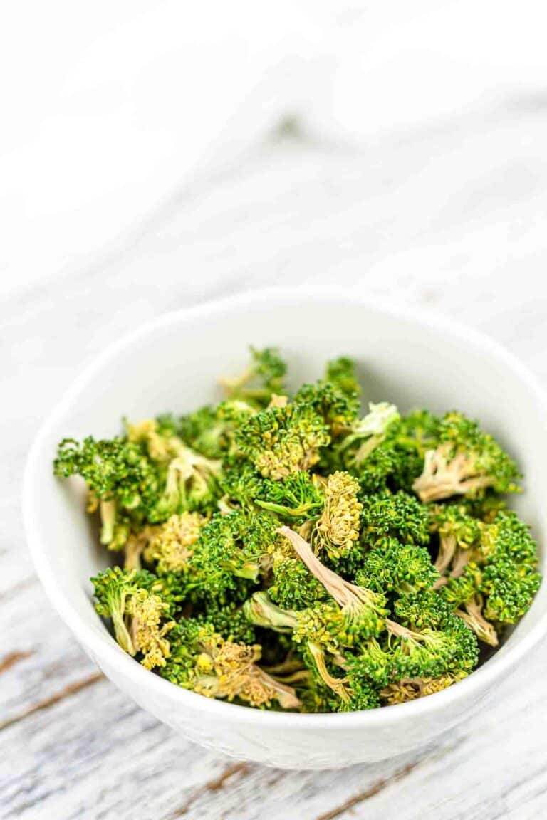 Dehydrated Broccoli Chips - Low Carb No Carb