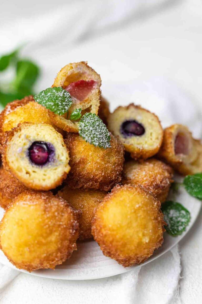 Fried Easy Mini Cheesecake Bites - Low Carb No Carb
