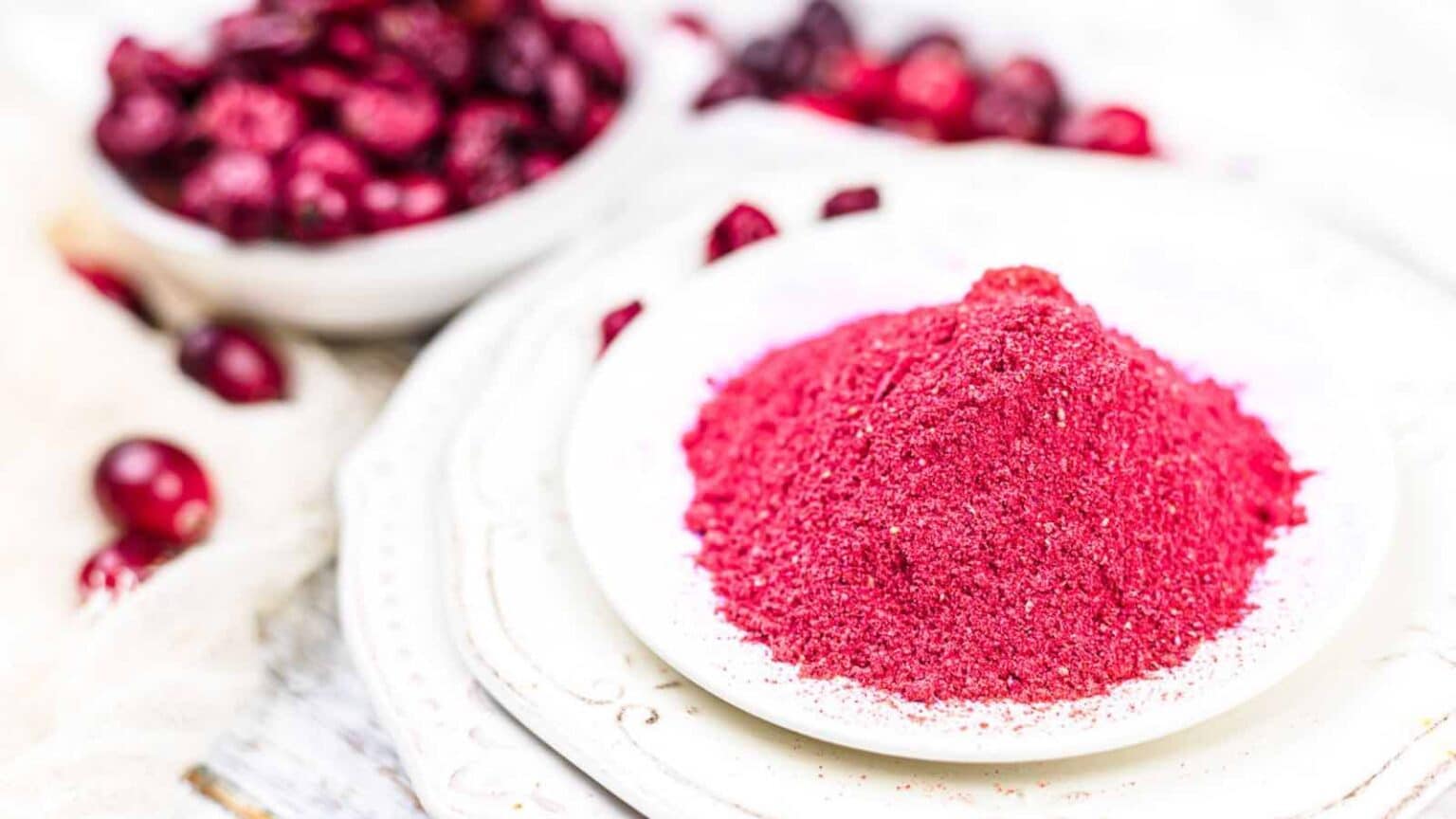How To Make Cranberry Powder from Dehydrated Craisins - Low Carb No Carb