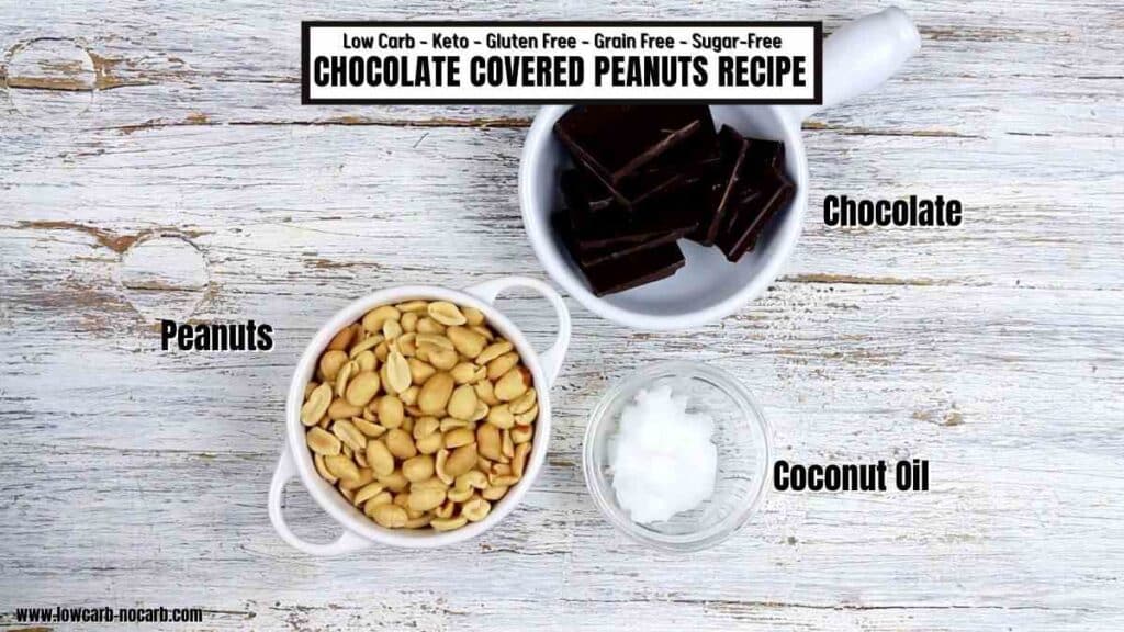 Chocolate Covered Peanuts Recipe - Low Carb No Carb