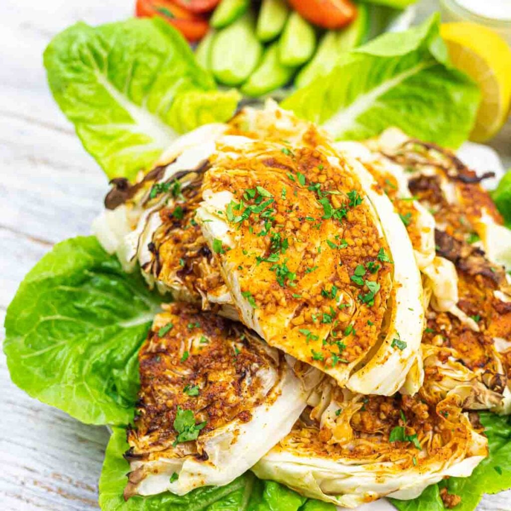 Air Fryer Cabbage Recipe - Low Carb No Carb
