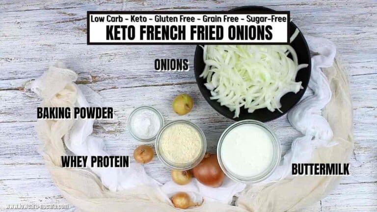 Keto French Fried Onions - Low Carb No Carb