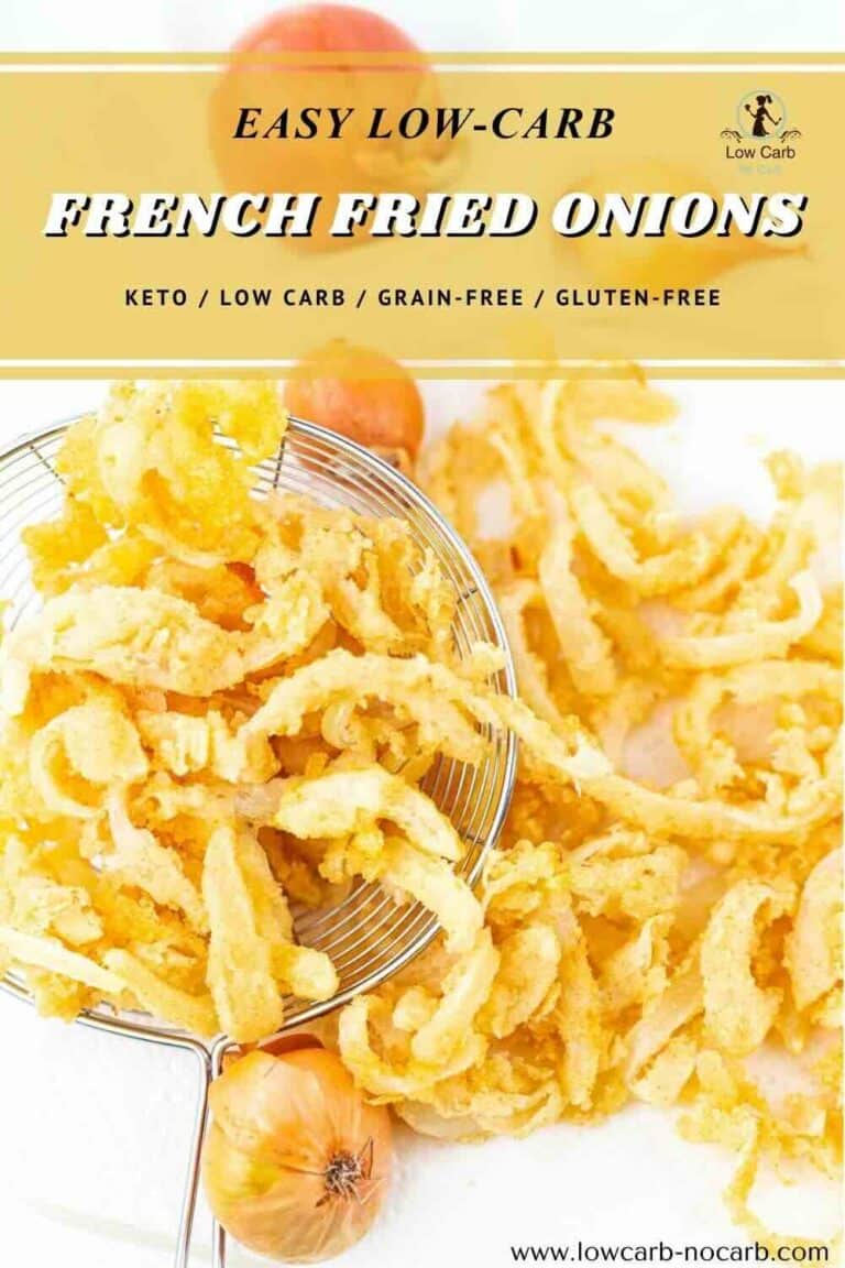 Keto French Fried Onions - Low Carb No Carb