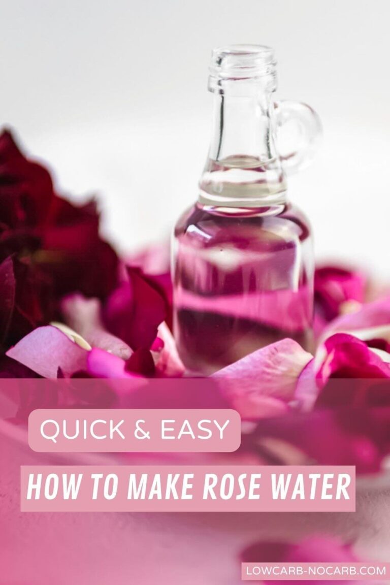 How To Make Rose Water - Low Carb No Carb