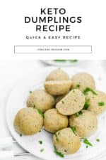Keto Dumplings Recipe - Low Carb No Carb