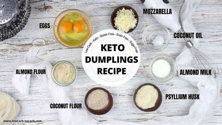 Keto Dumplings Recipe - Low Carb No Carb