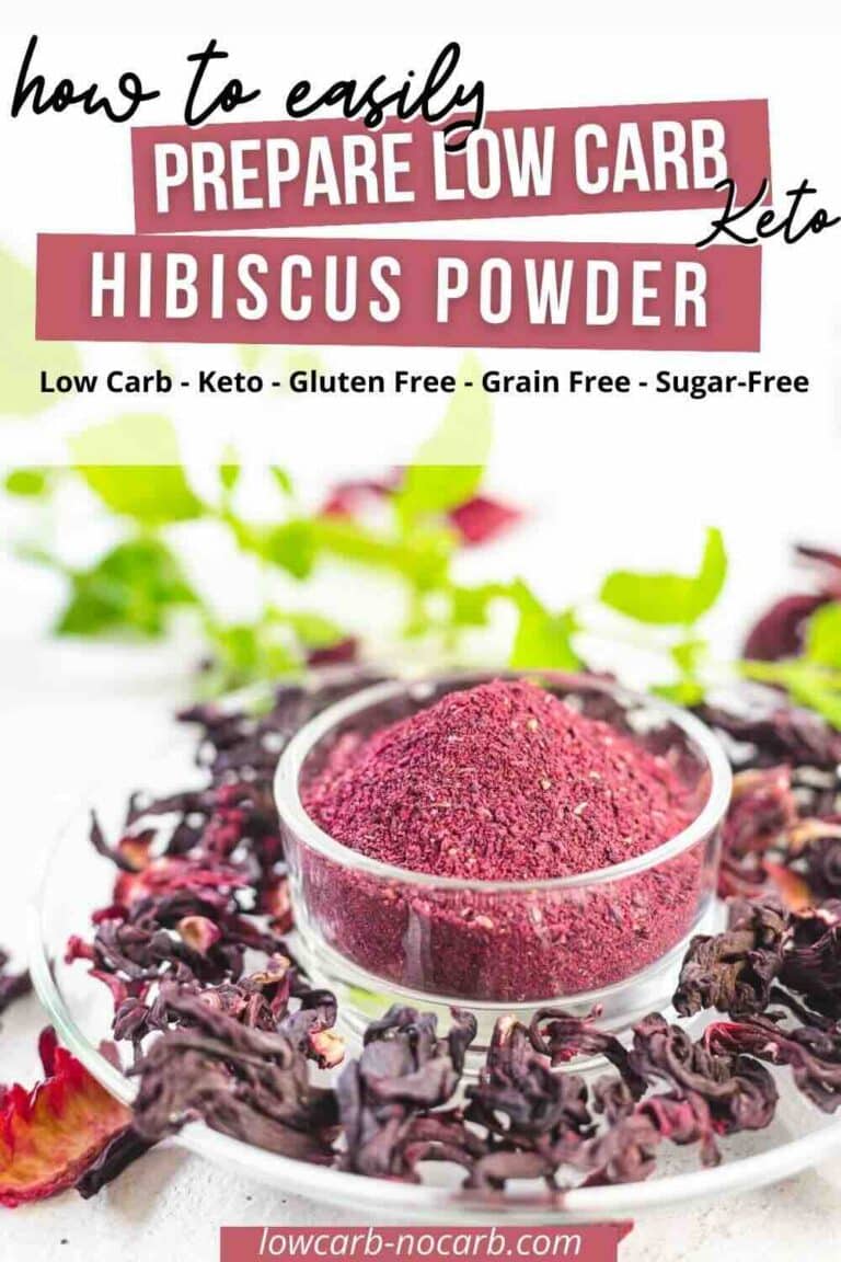 Hibiscus Powder Recipe - Low Carb No Carb