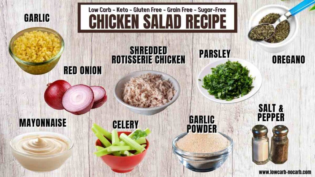 Chicken Salad Recipe - Low Carb No Carb
