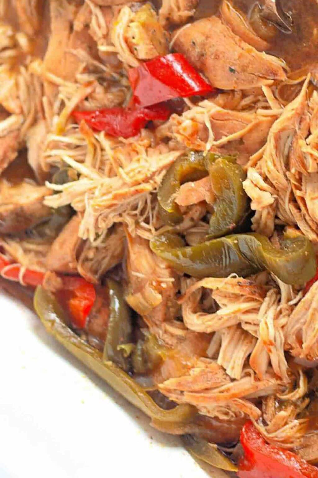 Mexican Slow Cooker Shredded Chicken - Low Carb No Carb