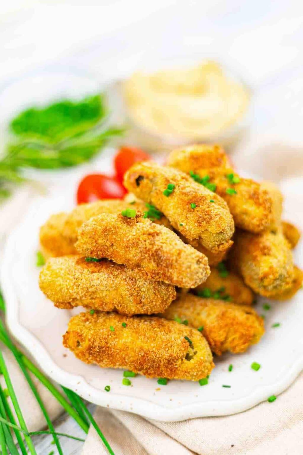 Keto Fried Pickles - Low Carb No Carb