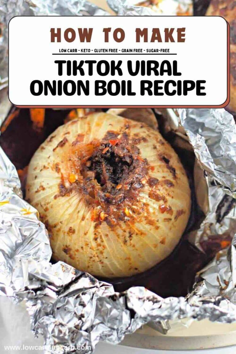 TikTok Viral Onion Boil Recipe - Low Carb No Carb